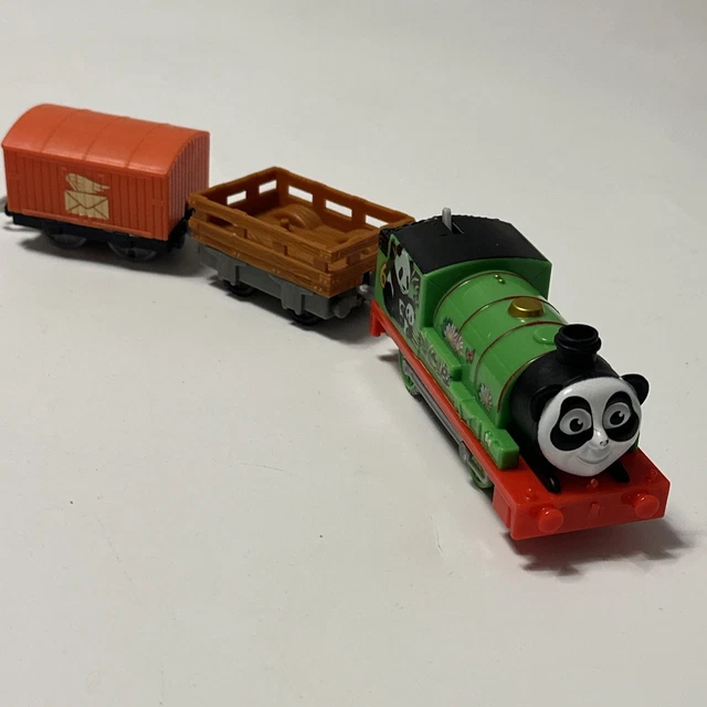 SODOR SAFARI PANDA PERCY #6 Thomas Motorised Trackmaster Track Train ...