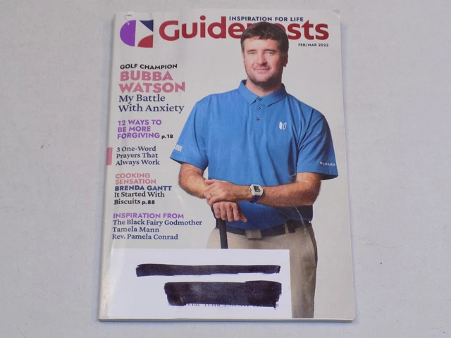 GUIDEPOSTS MAGAZINE FEB March 2022 Issue Bubba Watson Brenda Gantt ...