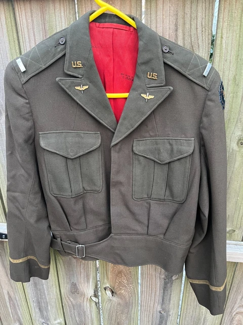 WW2 US 8TH Army Air Force Officer's Ike Jacket British Made with ...