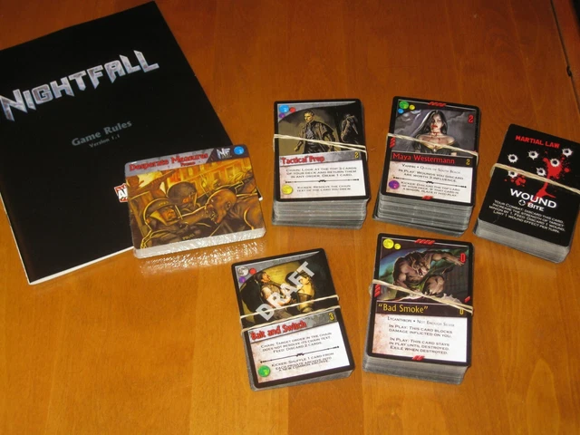 NIGHTFALL MARTIAL LAW exp. - Card Game - Complete (except for box) - Mint $24.99 - PicClick CA