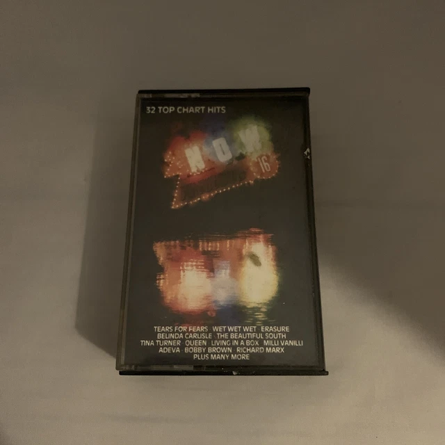 NOW THAT'S WHAT I Call Music 16 Double Cassette 1989 Now 16 Compilation ...