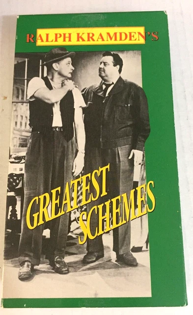 RALPH KRAMDEN'S GREATEST Schemes VHS tape Ships Same Day With Tracking ...
