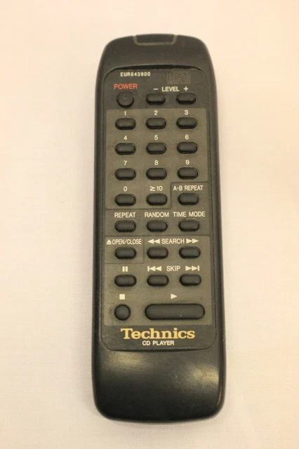 TECHNICS EUR643900 CD Player Remote Control Genuine Original £29.99 ...