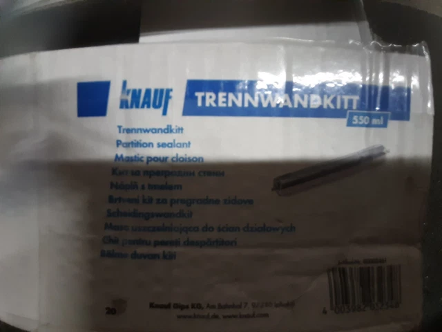 KNAUF TRENNWANDKITT 550 ml-Puppe Kleber Trennwand-Kitt EUR 7,94 - PicClick DE