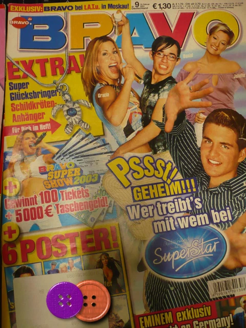 BRAVO 9 2003 T.A.T.U. Jennifer Lopez B3 That's me Bodycheck nude ...