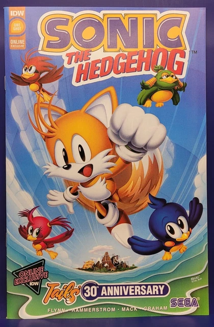 SONIC THE HEDGEHOG 30th Anniversary IDW Online Exclusive Tails One-Shot ...
