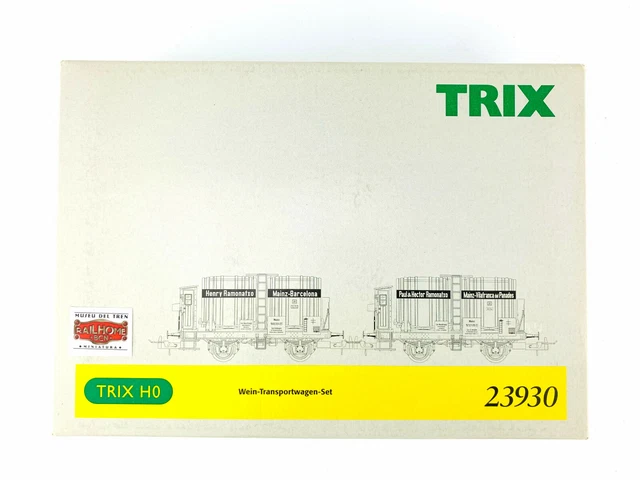 TRIX H0 23930 - Lot De 2 Wagons Foudre Pour Transport De Vin - Top EUR ...