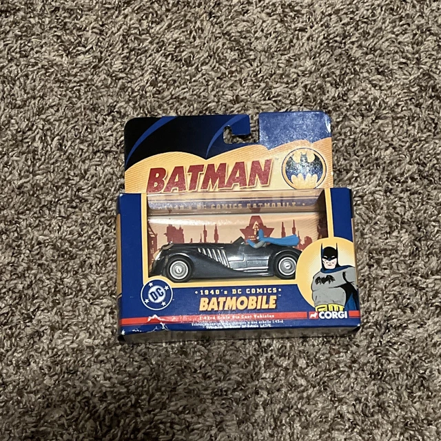 BATMAN 1940&S DC Comics Batmobile Corgi 77317 1:43rd Scale Die-Cast ...