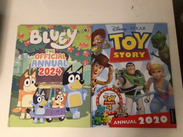 BLUEY OFFICIAL ANNUAL 2024 & toy story annual 2020 £4.00 - PicClick UK