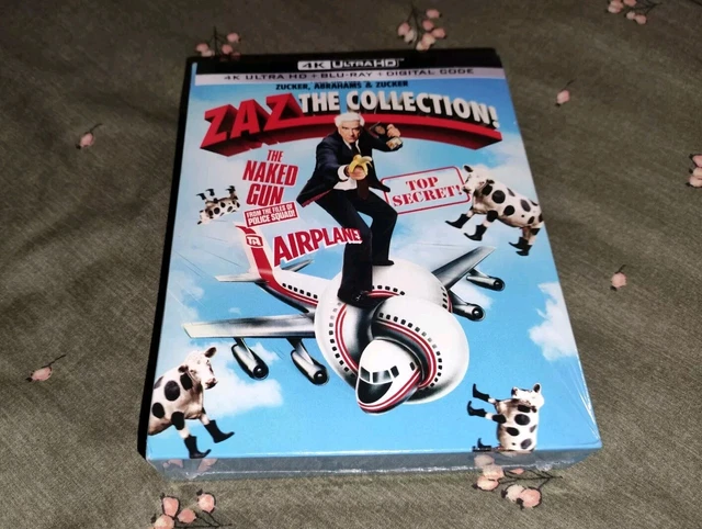 ZAZ AIRPLANE NAKED Gun Top Secret 4K Ultra-HD + Blu-ray 3 Movie ...