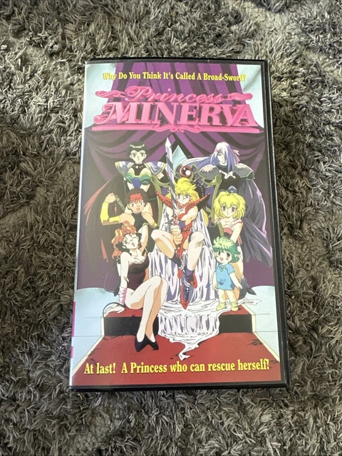 PRINCESS MINERVA ( VHS, Subtitled ) Anime Clamshell £13.52 - PicClick UK