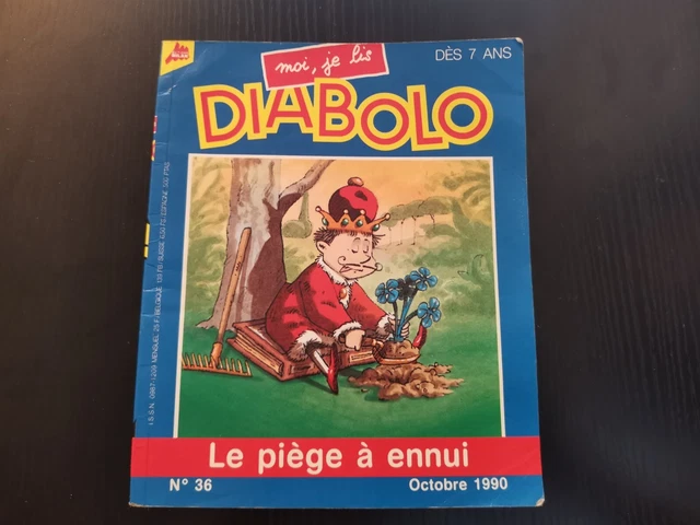 LIVRE BOOK VINTAGE Moi, Je lis Diabolo Le piège à ennui Octobre 1990 N ...