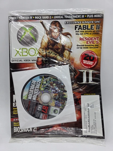 &OFFICIAL XBOX MAGAZINE& & Disc, FABLE II Issue #87 September, 2008 ...