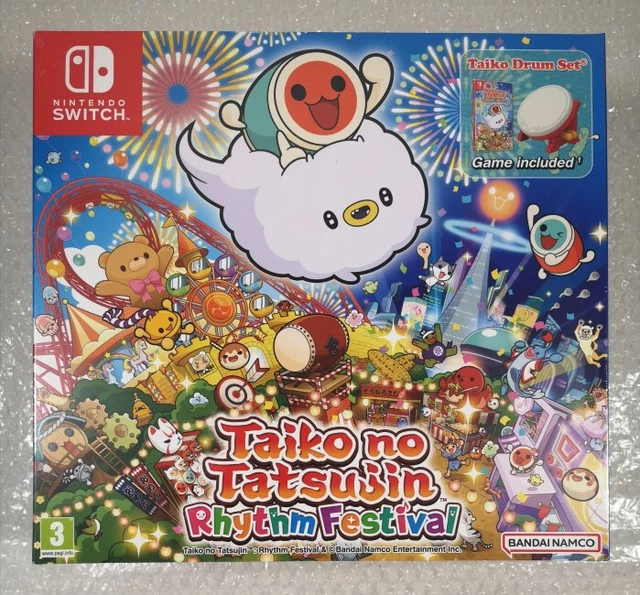 TAIKO NO TATSUJIN Rhythm Festival + Tatacon Switch Euro New (En/Fr/De ...