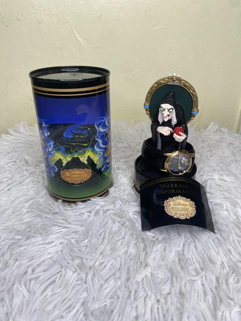 DISNEY VILLAINS WATCH & Sculpture Evil Queen Old Hag 1191 / 3000 ...
