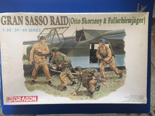 DRAGON 1/35 GRAN Sasso Raid , Otto Skorzeny & Fallschirmjäger EUR 13,95 ...