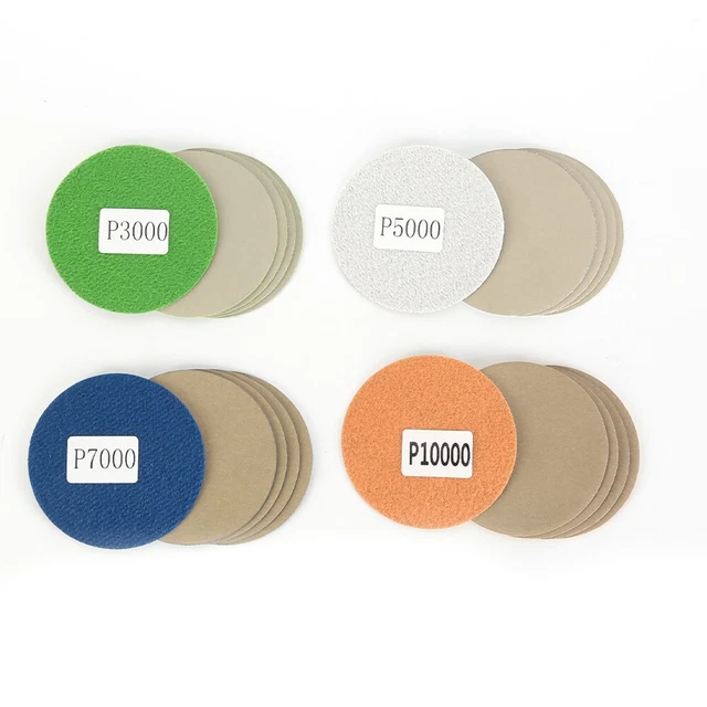 DISQUE À PONCER ponceuse papiers abrasifs lot de 20 pièces polissage ...