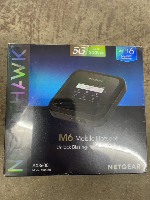 NETGEAR NIGHTHAWK M6 5G Wi-Fi Mobile Hotspot Router - (MR6150-100NAS ...