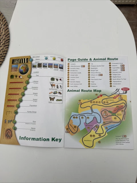 WEST MIDLANDS SAFARI Park Souvenir Guide Book 2007 - zoo Guide Book £1. ...