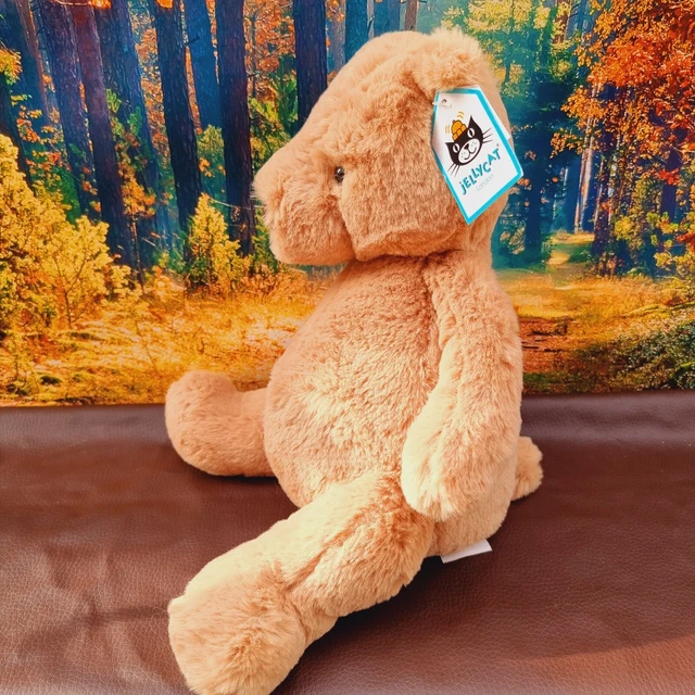 NEW WITH TAG Jellycat MEDIUM Puffles Bear New Soft Toy Teddy 12" New ...