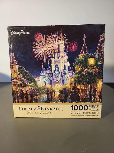 DISNEY PARKS THOMAS Kinkade Puzzle - Disney World Main Street USA -1000 ...