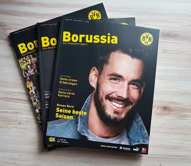 BVB MITGLIEDERMAGAZIN NEUE Version 1 Ausgabe nach Wahl EUR 1,09 - PicClick DE