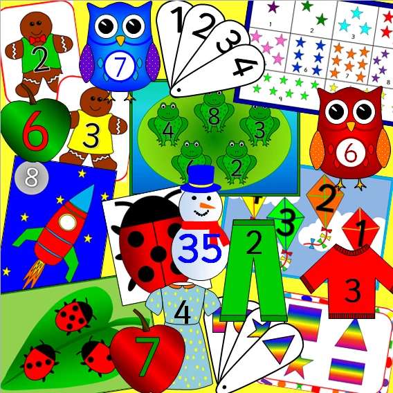 EYFS MATHS BUMPER pack - educational numeracy resource to PRINT- Early ...