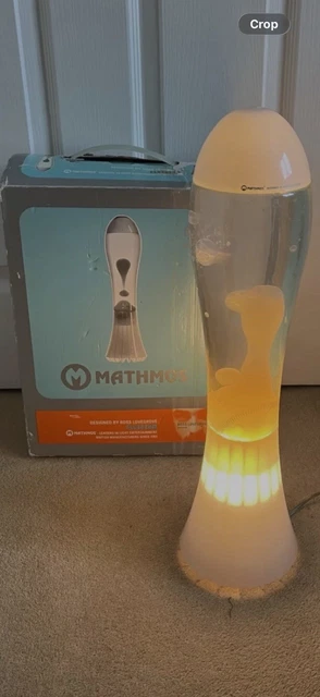 MATHMOS OPAL WHITE Fluidium Lava Lamp Ross Lovegrove Design £312.70 ...