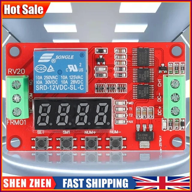 Frm01 Infinite Loop Relay Module 1ch Automation Delay Loop Module 12v £589 Picclick Uk