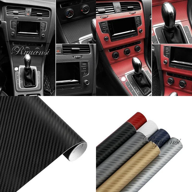3D CARBON FIBER Matte Texture Car Vinyl Wrap Sticker Decal Film Sheet ...