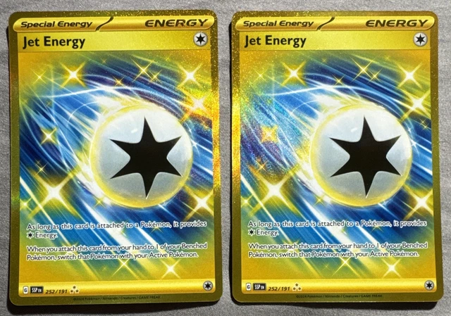 (2)2024 POKÉMON SV5M Jet Energy #252/191 SSP Secret Rare Raw NM £0.75 ...
