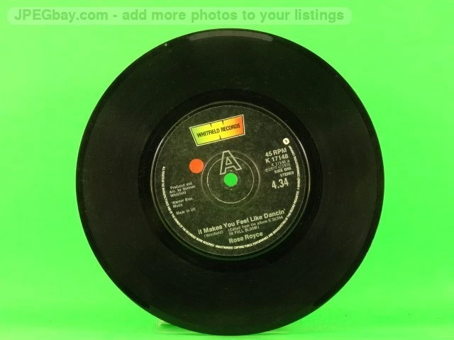 ROSE ROYCE IT Makes You Feel Like Dancin' (2) (137) 7" Whitfield £5.95 ...