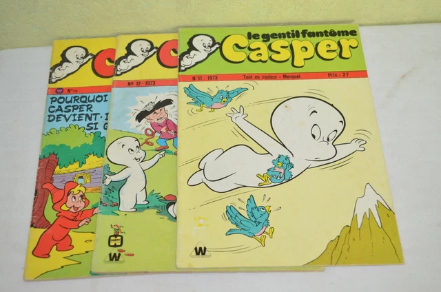 3 BD LE Gentil Fantôme GASPER N° 11 N°12 N°13 1973 EUR 20,00 - PicClick FR