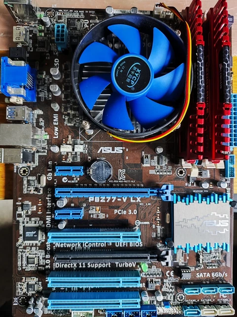 ASUS P8Z77-V LX2 Socket LGA1155 DDR3 ATX Motherboard With i5-3570k £42.28 - PicClick UK