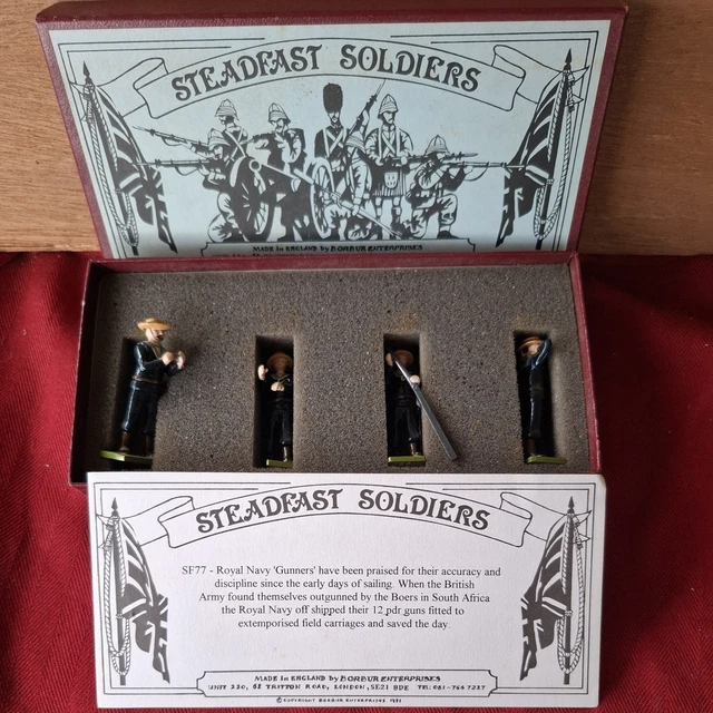 STEADFAST SOLDIERS SF77 Royal Naval Gun Crew $75.00 - PicClick AU