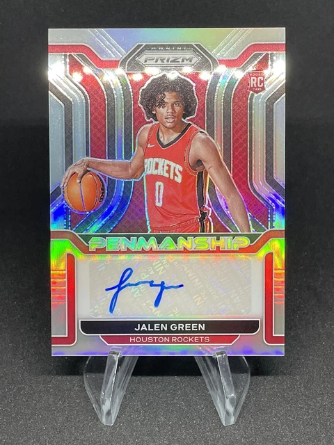 2021-22 PANINI PRIZM Jalen Green Sen Signe Rookie Rc Argent Auto #Ss-Jgr EUR 140,02 - PicClick FR