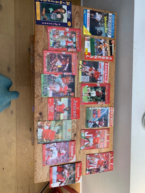ARSENAL PROGRAMMES JOBLOT 80s 90s 00s £10.79 - PicClick UK