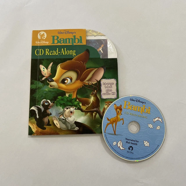 DISNEY BAMBI READ Along Storybook CD Walt Disney Records Interactive ...