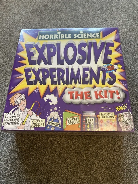 HORRIBLE SCIENCE EXPLOSIVE Experiments, Science Kit for Kids - Brand ...