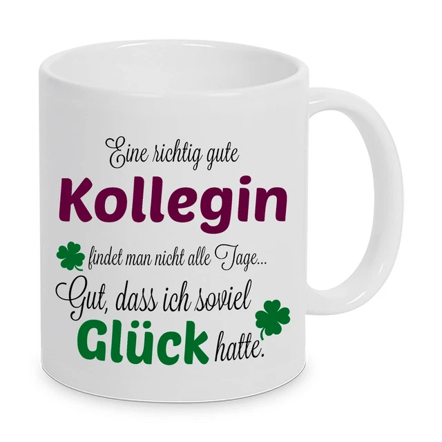 EINE RICHTIG GUTE Kollegin - Tasse mit Spruch Kaffee Geschenk Beste ... EINE RICHTIG GUTE Kollegin - Tasse mit Spruch Kaffee Geschenk Beste ...