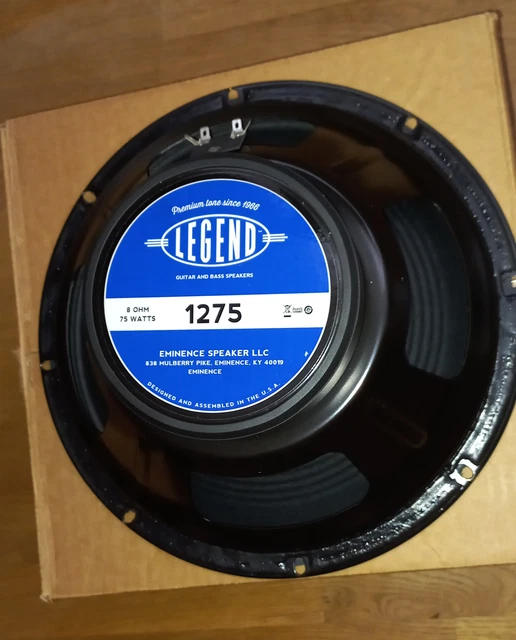 EMINENCE LEGEND 1275 guitar speaker 75W 8Ohm 12 Zoll ...