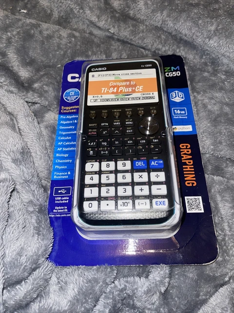 CASIO FX-CG50 COLOR Graphing Calculator, Natural Textbook Display NEW £ ...