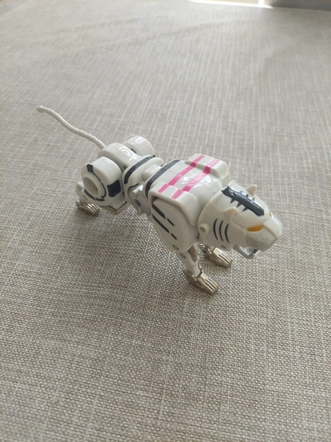 VINTAGE POWER RANGERS Wild Force Deluxe Megazord White Tiger Zord ...
