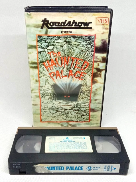 THE HAUNTED PALACE VHS PAL Extremely Rare HORROR Ex-Rental Clamshell ...