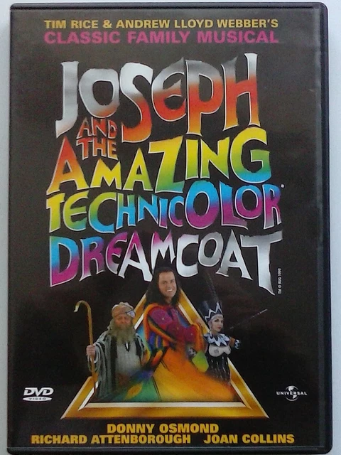 JOSEPH AND THE Amazing Technicolor Dreamcoat: DVD [1999] Donny Osmond ...