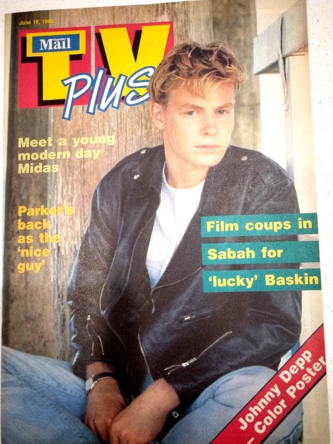 1989 TV PLUS magazine Jason Donovan~Johnny Depp~Parker Stevenson $26.00 ...