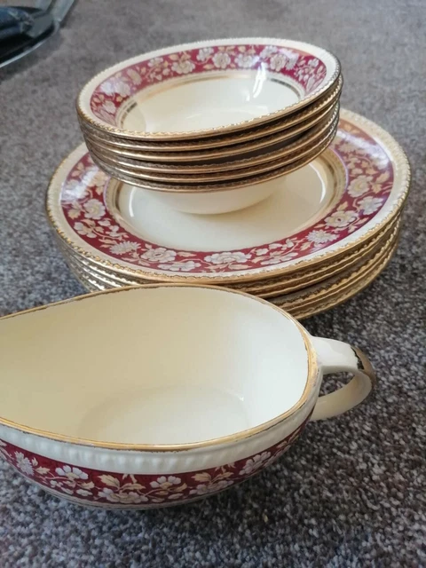 VINTAGE SWINNERTONS STAFFORDSHIRE 'Harvest' Plate and bowl Set £39.99 ...