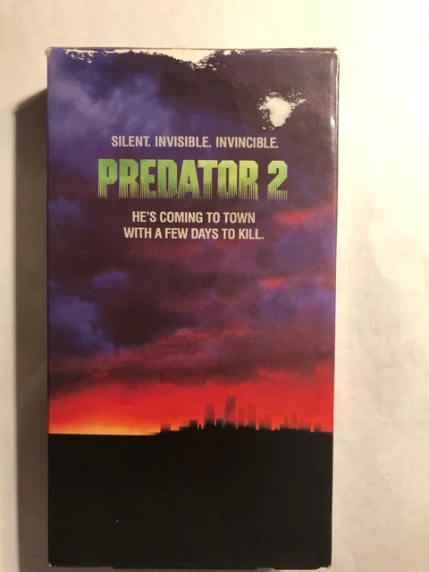PREDATOR 2 VHS Arnold Schwarzenegger 1991 Fox Home Video £9.37 ...