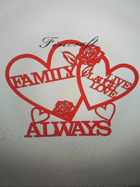 DXF CDR PDF SVG File Heart Wall Plaque $4.00 - PicClick CA