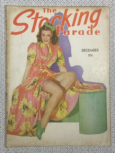 VINTAGE THE STOCKING Parade Magazine December 1940, Volume 3 No. 6 £19. ...